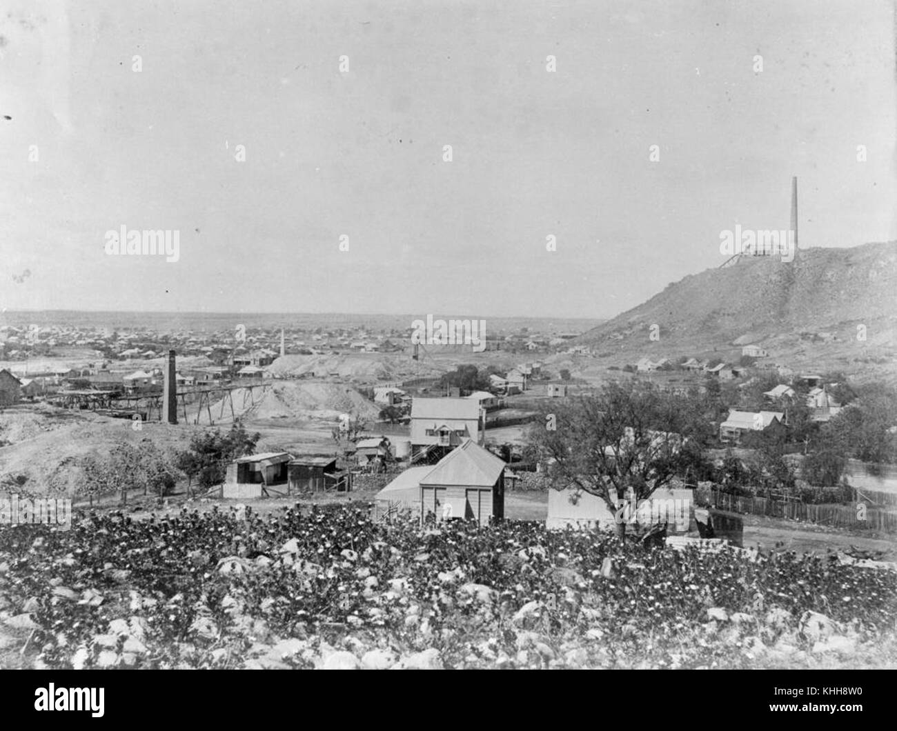 1 87500 Mines and town views, Charters Towers, ca. 1891 Stock Photo - Alamy