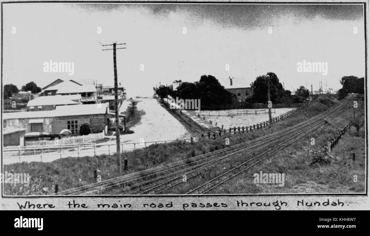 2 167403 Where the main road passes through Nundah, 1921 Stock Photo ...