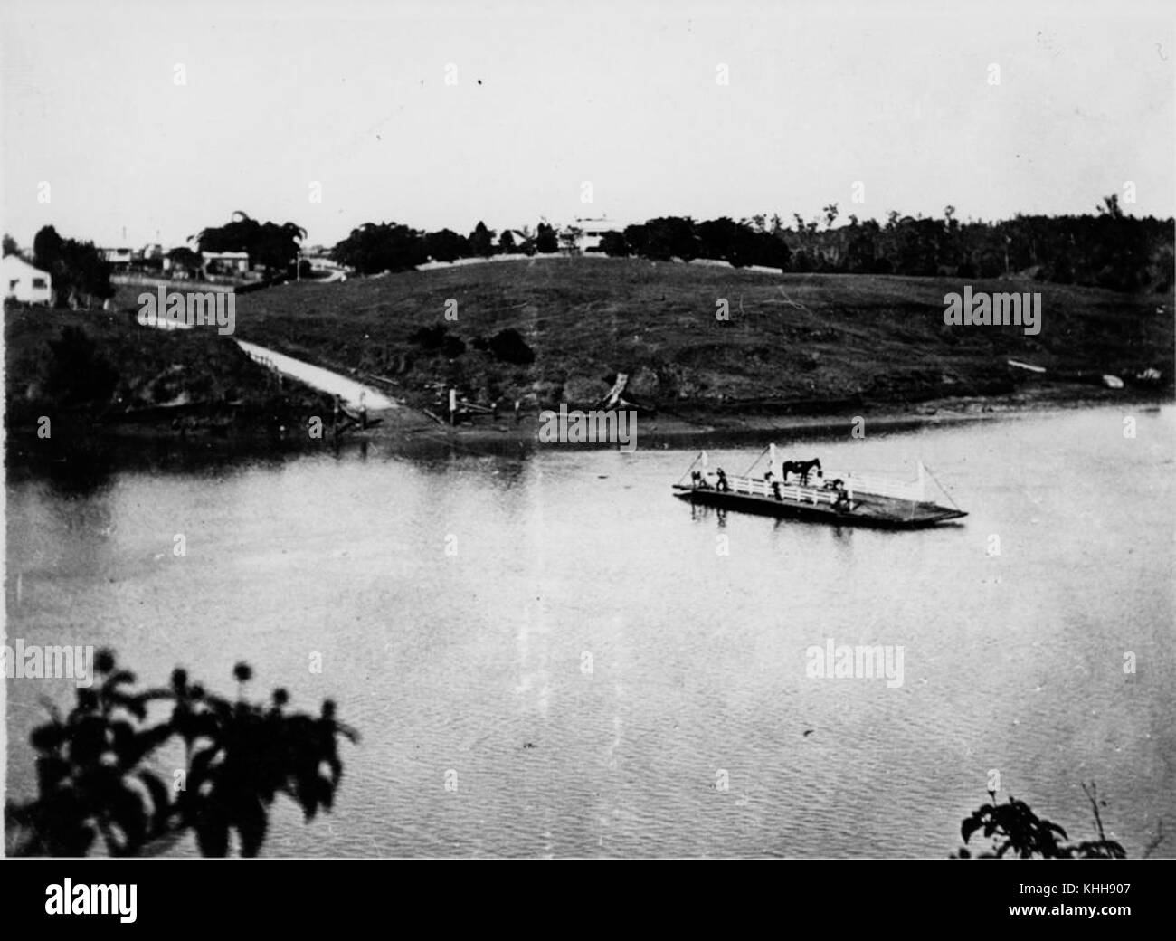 1 44115 Brisbane River punt crossing from Chelmer to Indooroopilly in ...