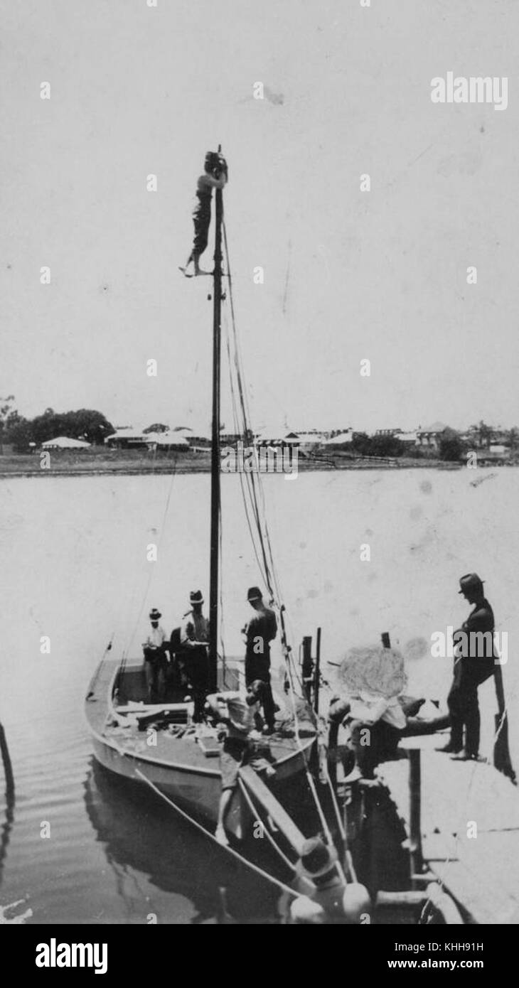 1 295919 Getting ready to sail on the Brisbane River Stock Photo - Alamy