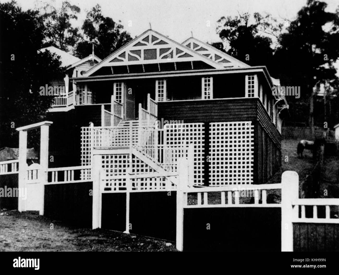 1 163779 Residence in Cintra Road, Bowen Hills, Brisbane, ca. 1920 ...