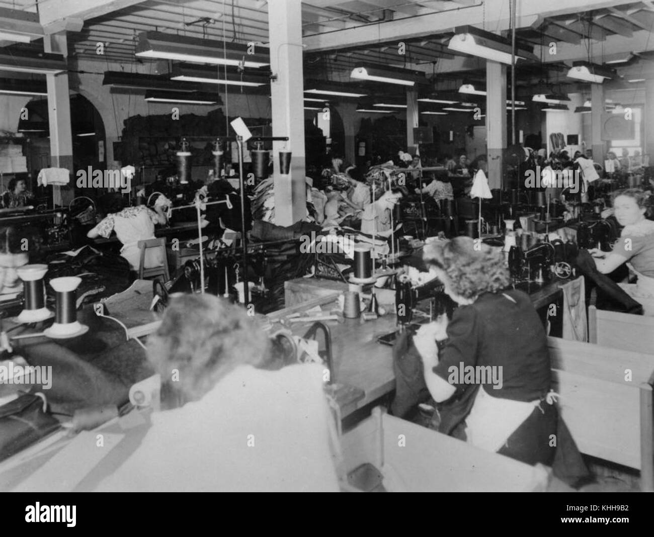 Clothing factory Black and White Stock Photos & Images - Alamy