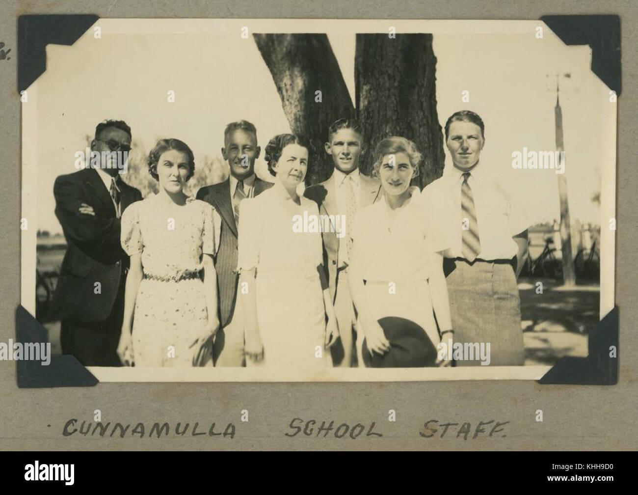 2 246344 Members of the teaching staff at Cunnamulla State School, 1939 ...