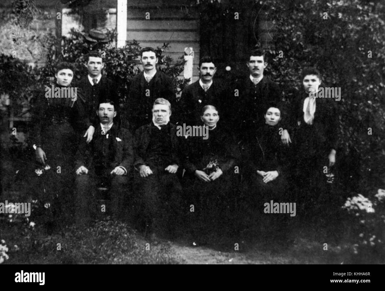1 92476 Group photograph of the Moroney family Stock Photo - Alamy