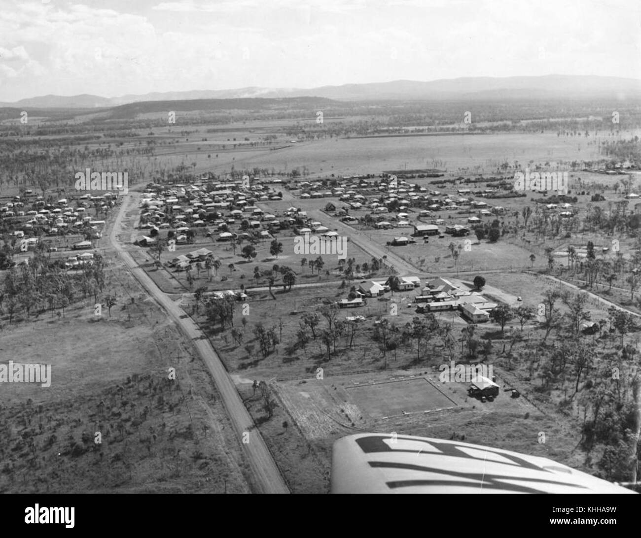 1 152419 Aerial view of Biloela, 1951 Stock Photo - Alamy