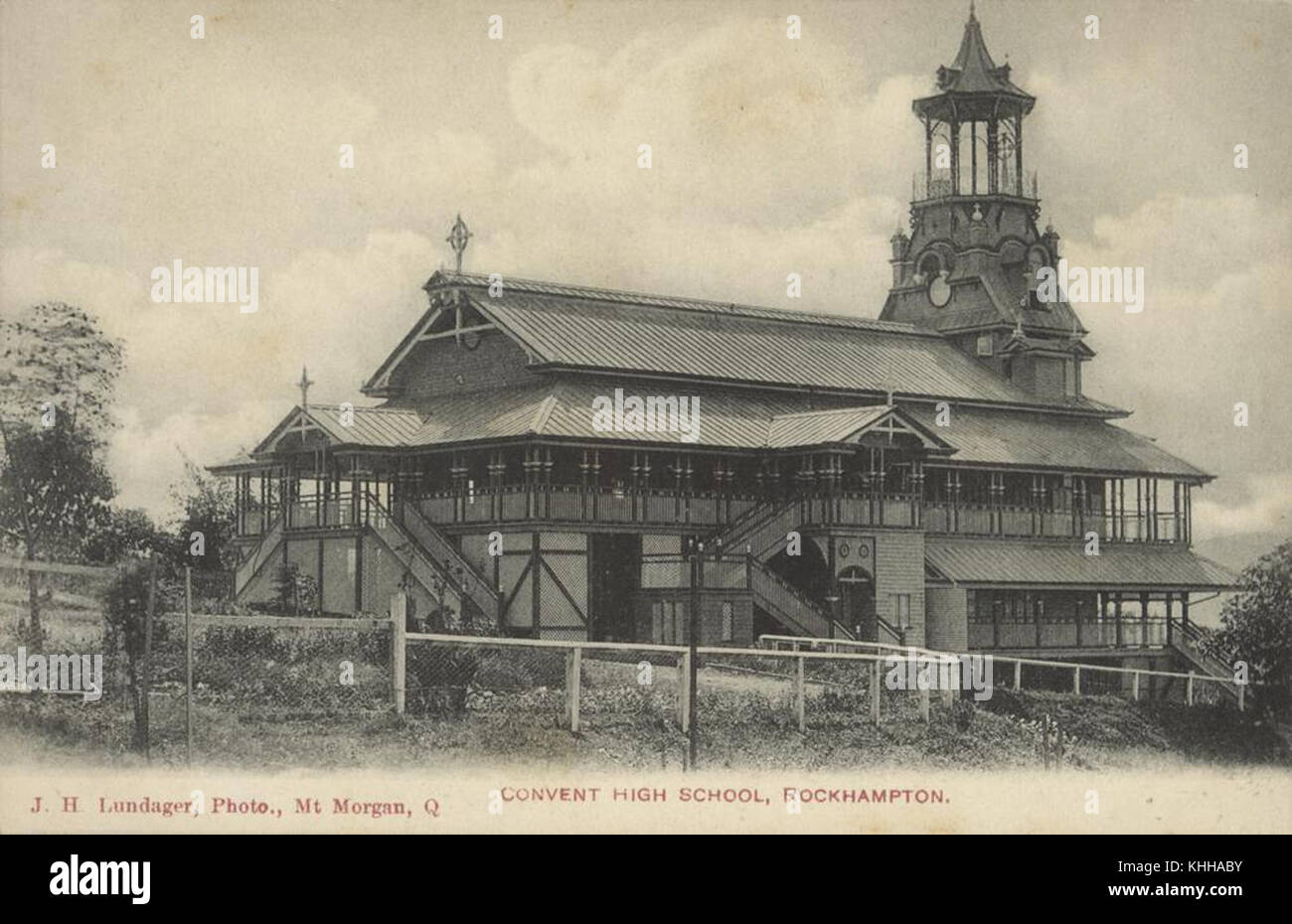 2 67534 Range Convent School at Rockhampton, ca. 1907 Stock Photo - Alamy