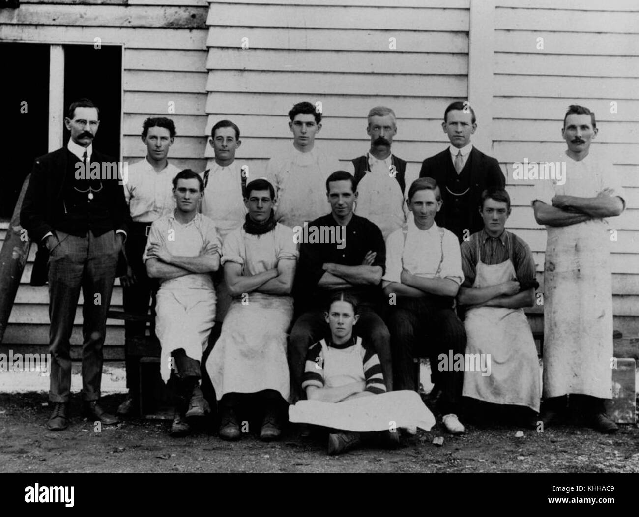 1 140935 Workers of the Caboolture Butter Factory, Brisbane Stock Photo ...