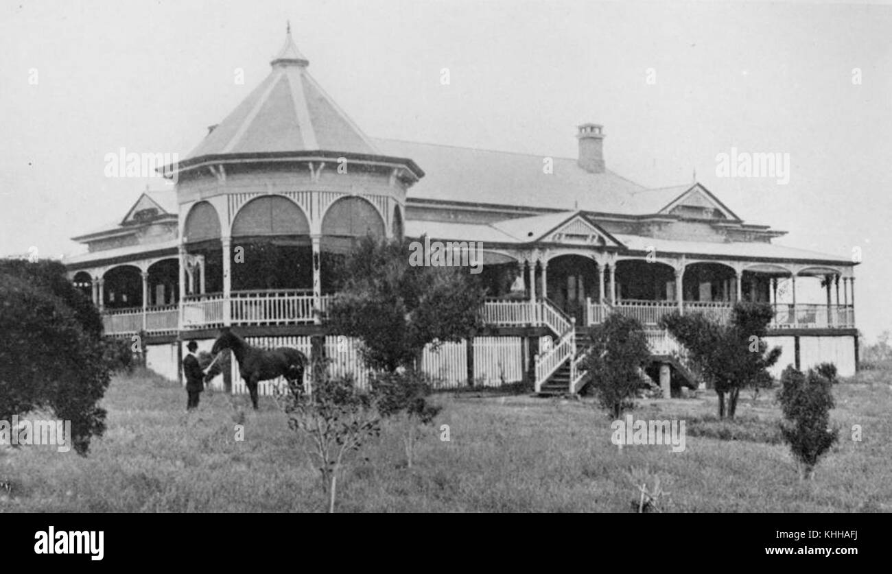 1 198767 Barambah Station homestead, 1914 Stock Photo - Alamy