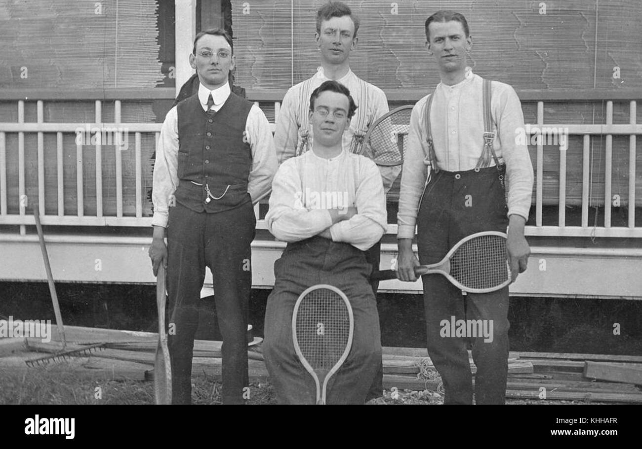 2 298203 Methodist Home Mission tennis players from England in Brisbane ...