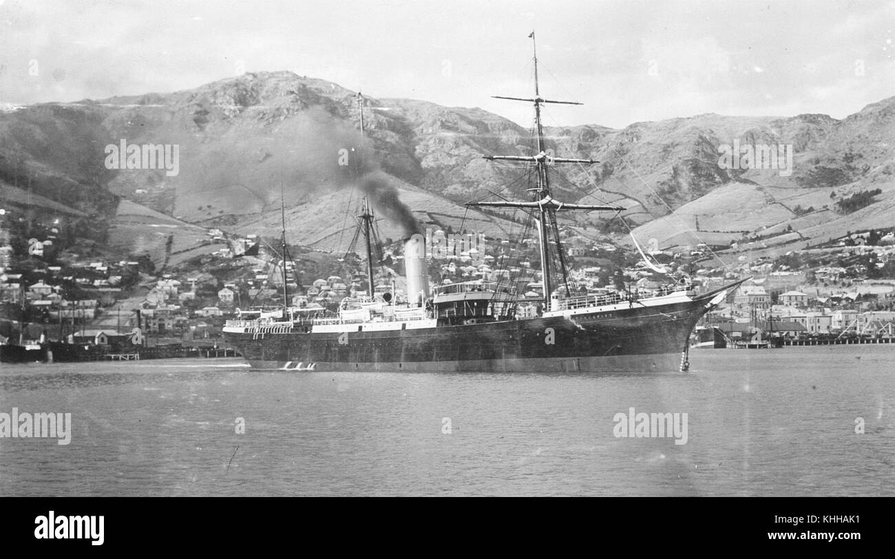 Tongariro (ship, 1883) - SLV H99.220-3493 Stock Photo - Alamy