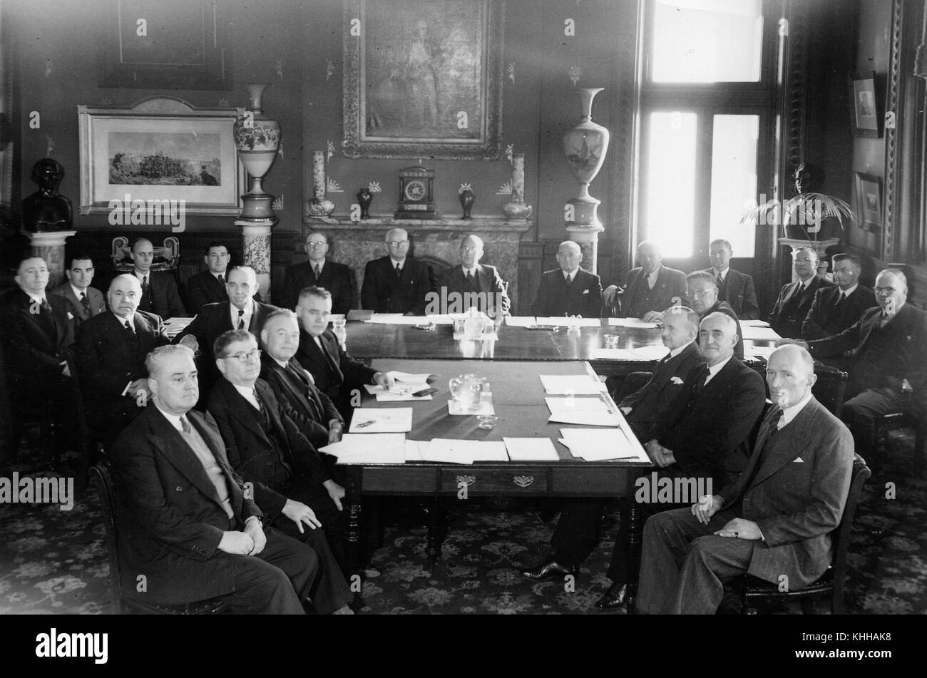 UNSW first council meeting Stock Photo - Alamy