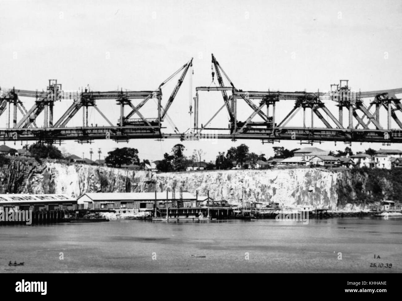 2 198547 Construction of the Story Bridge, Brisbane, 1939 Stock Photo ...
