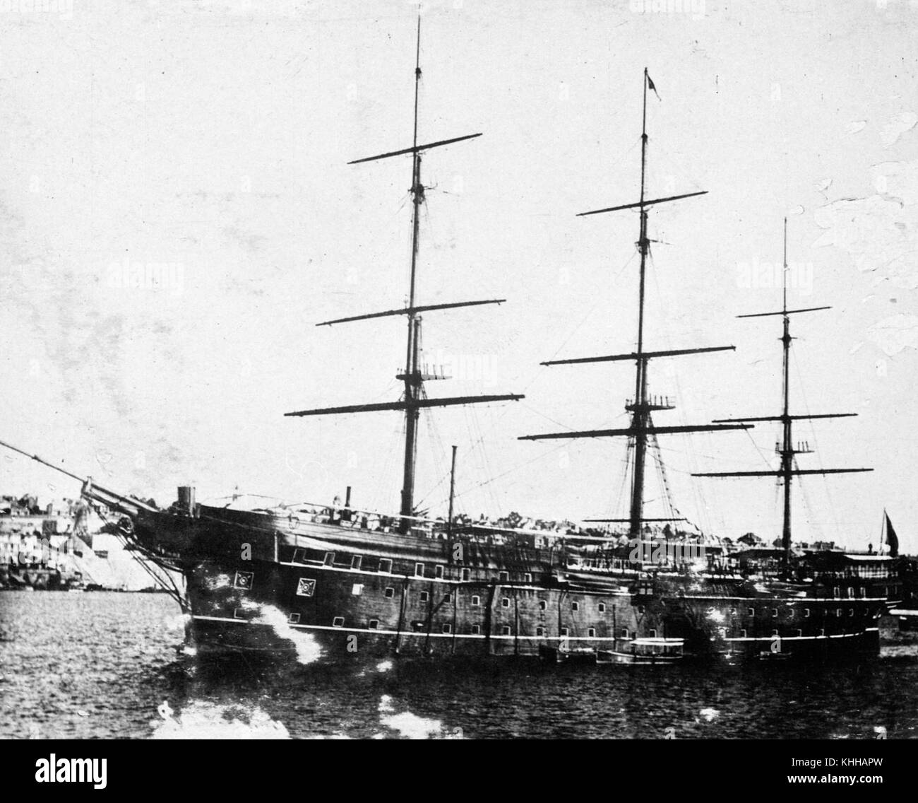 An image of the ship Tingira, a 19th-century vessel from 1866 ...
