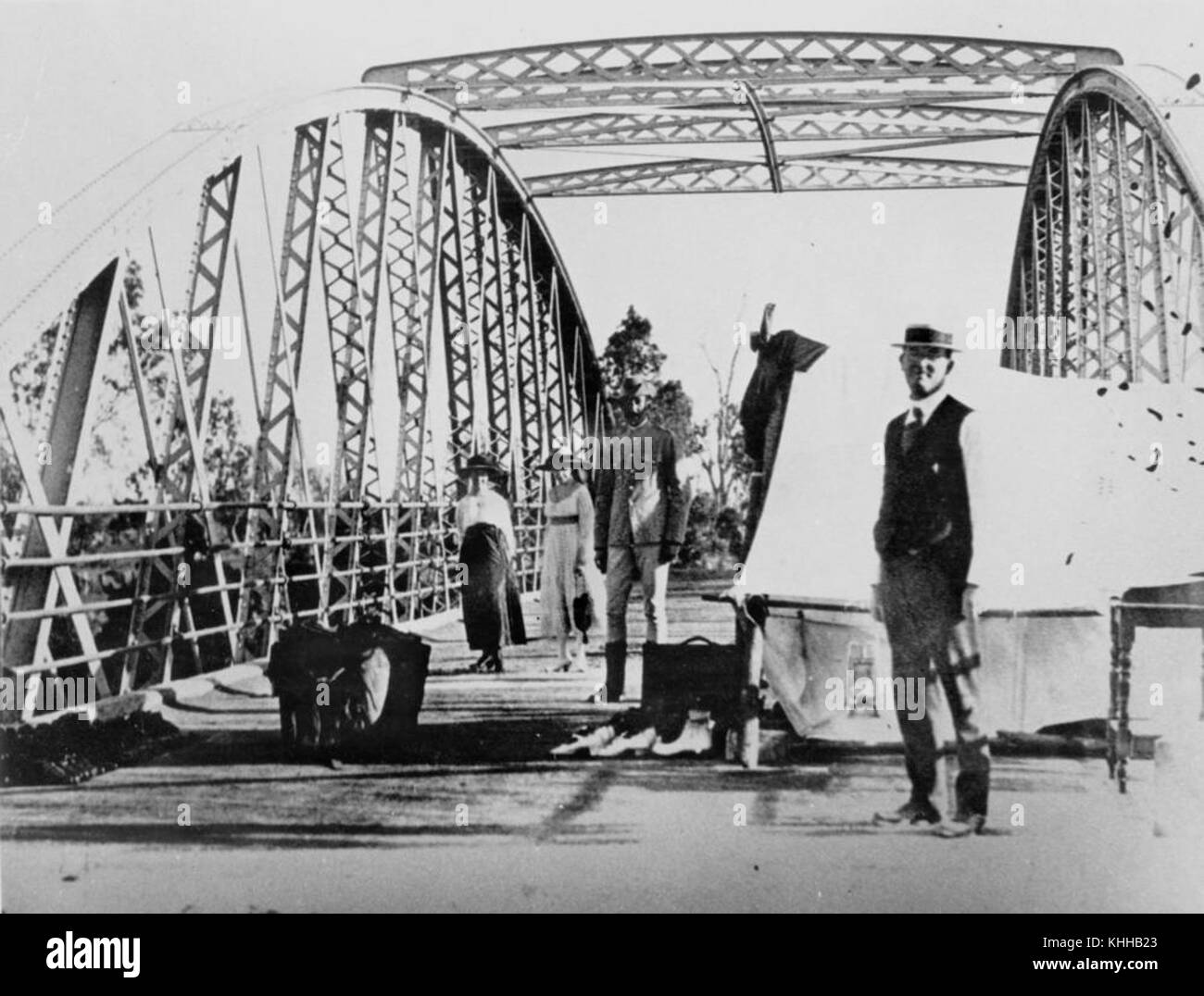1 193611 Macintyre River Bridge at Goondiwindi, ca. 1919 Stock Photo ...