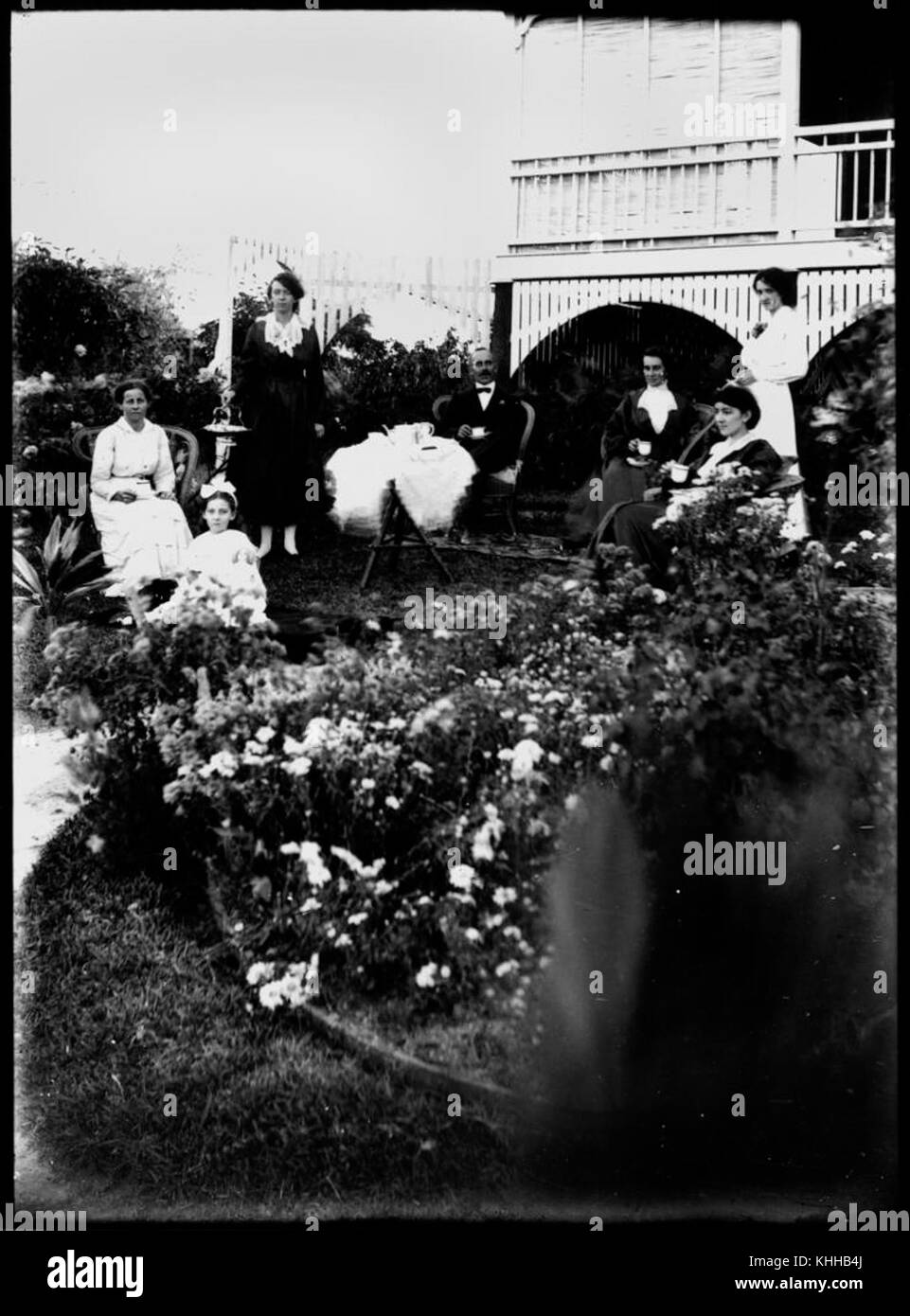 Party tea Black and White Stock Photos & Images - Alamy