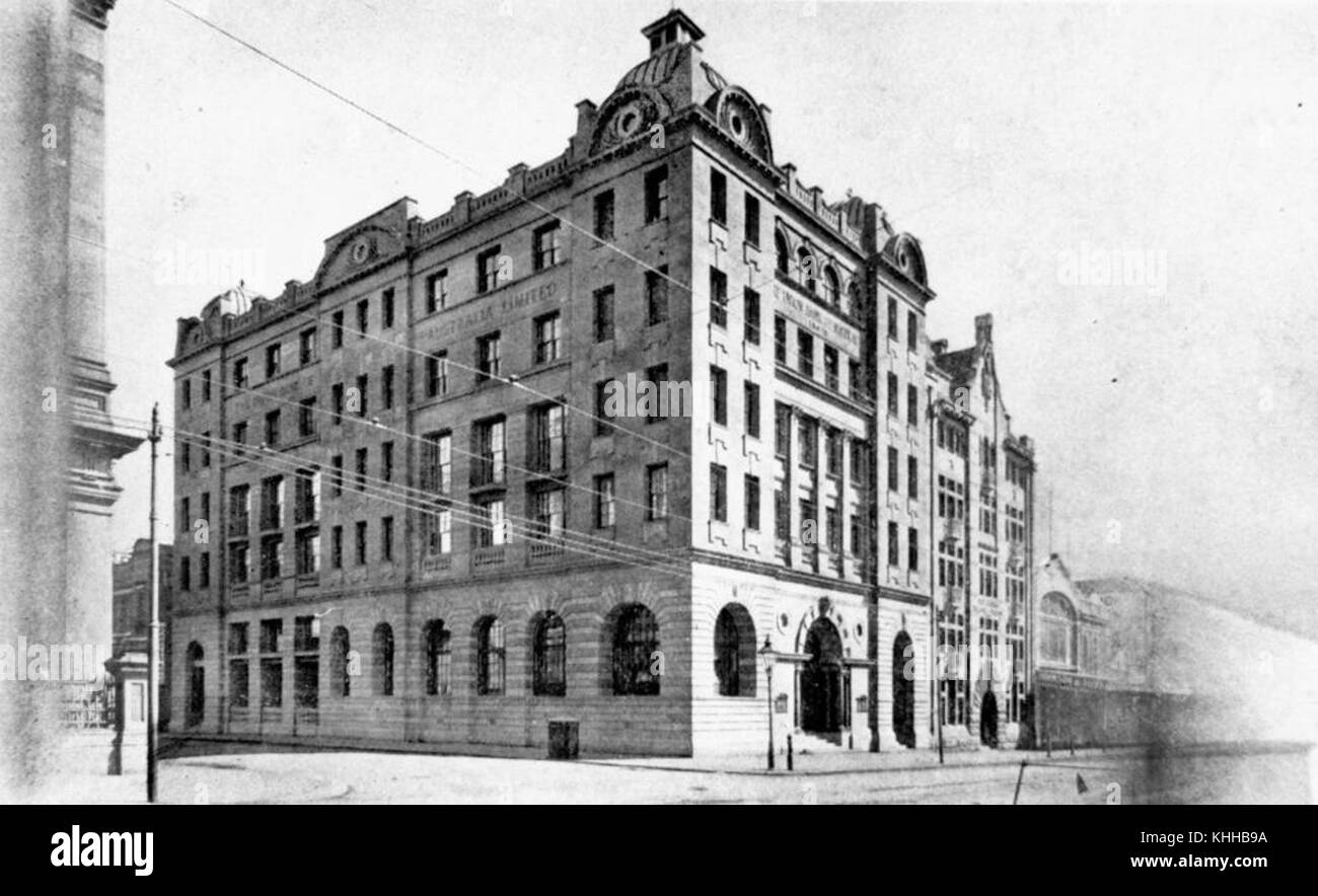 1 165287 Union Bank building, Brisbane, ca. 1920 Stock Photo - Alamy