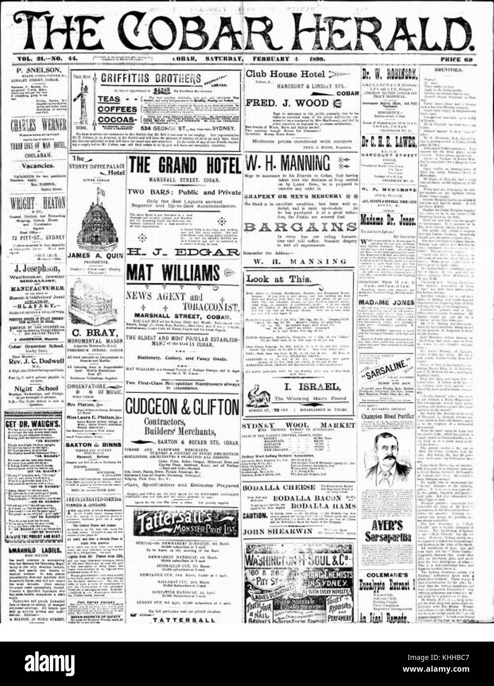 Cobar Black and White Stock Photos & Images - Alamy