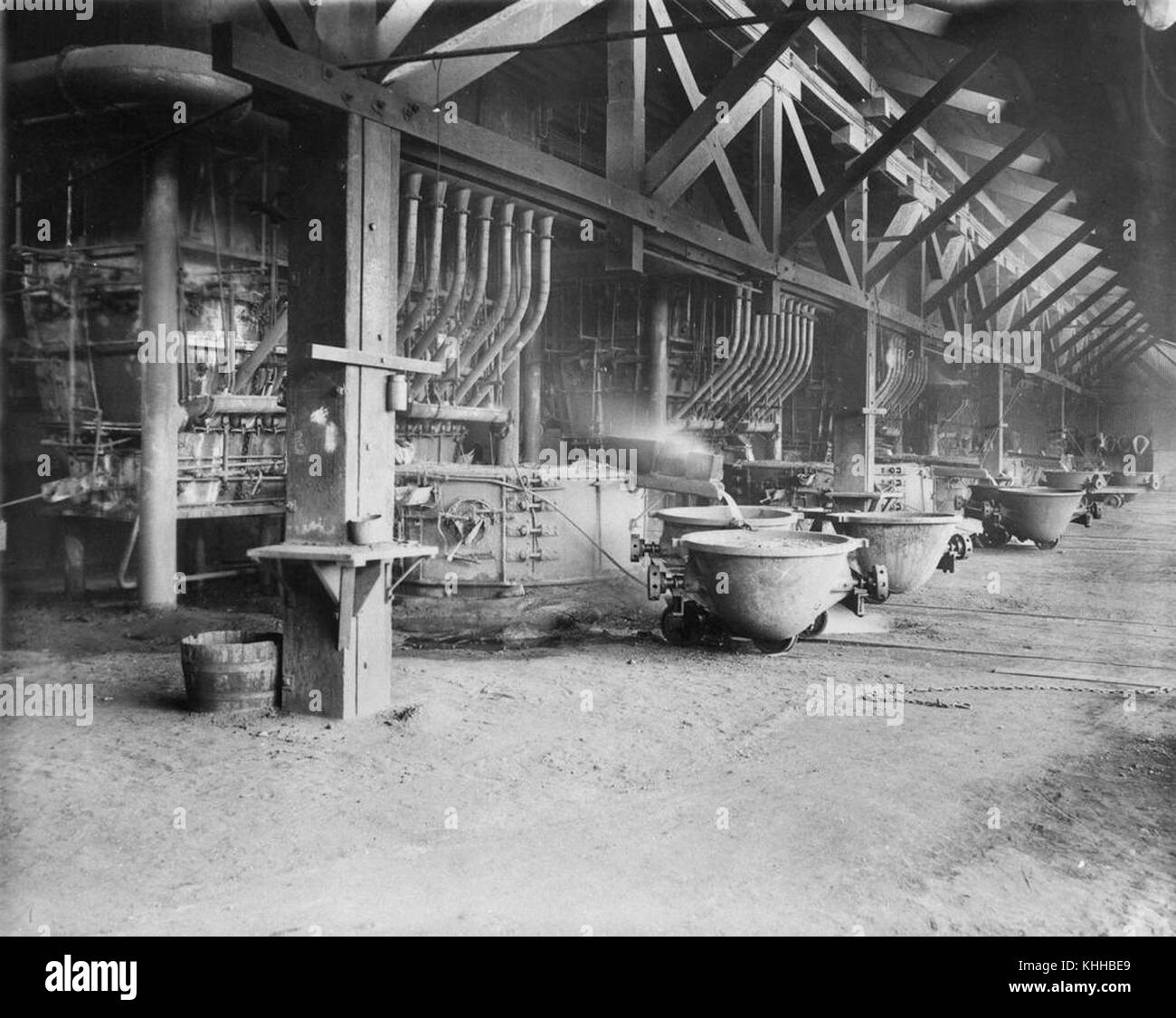 2 292879 Blast Furnace at Copper Reduction Works, Mt. Morgan, 1908 ...