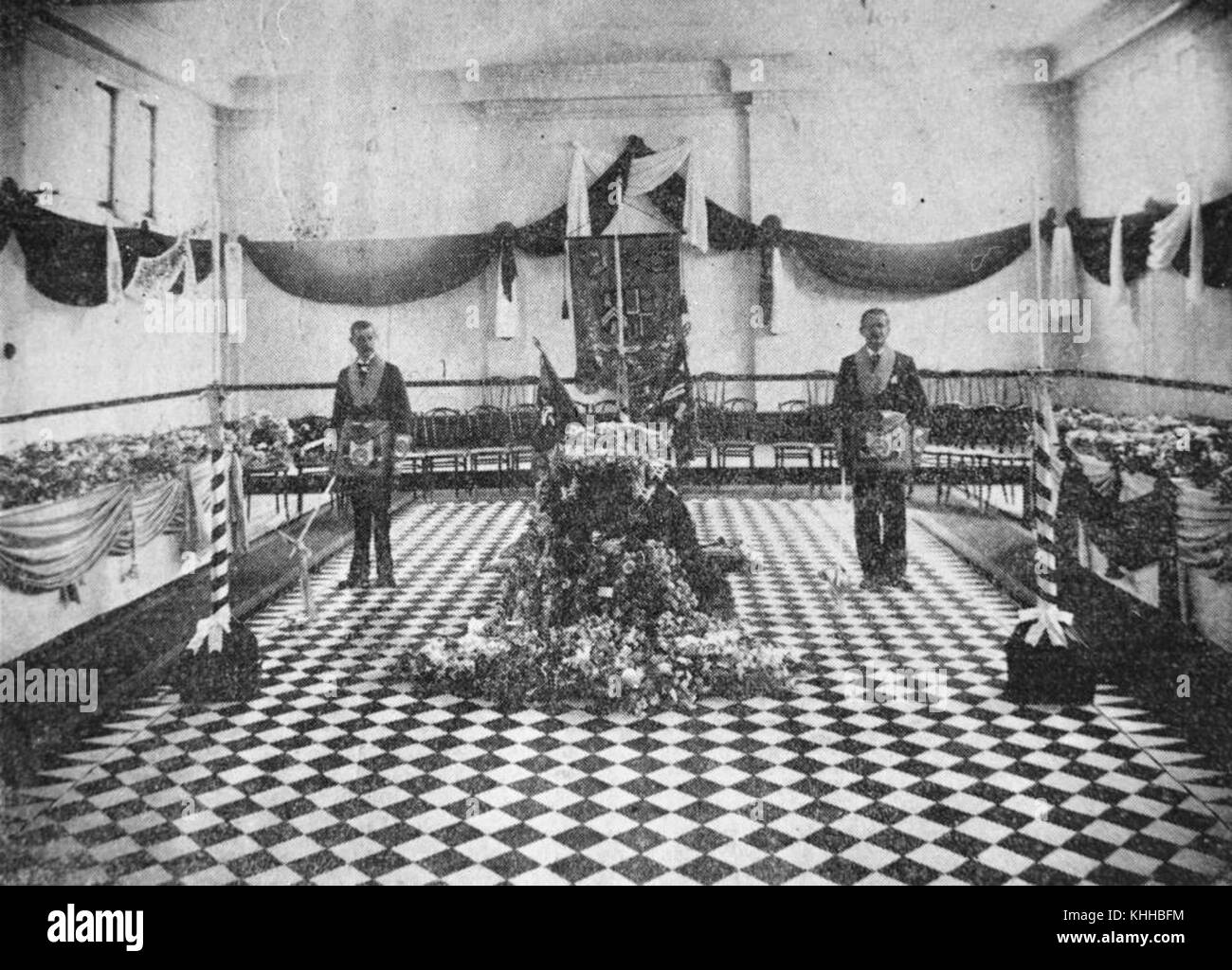 1 73174 Sir Augustus Charles Gregory lying in state, Brisbane, 1905 ...