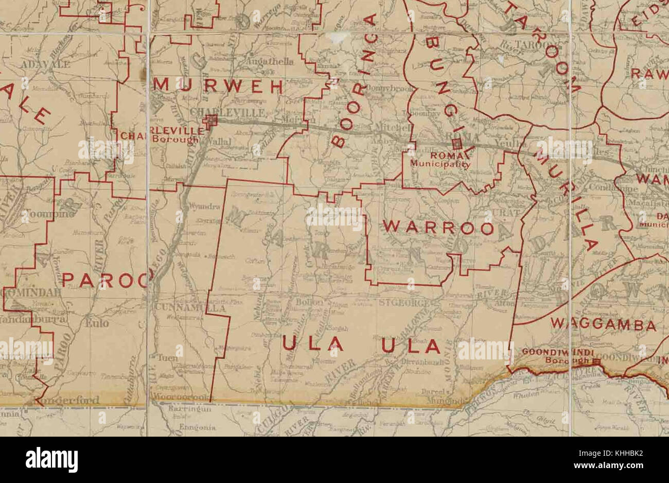 Ula Ula Division, March 1902 Stock Photo - Alamy