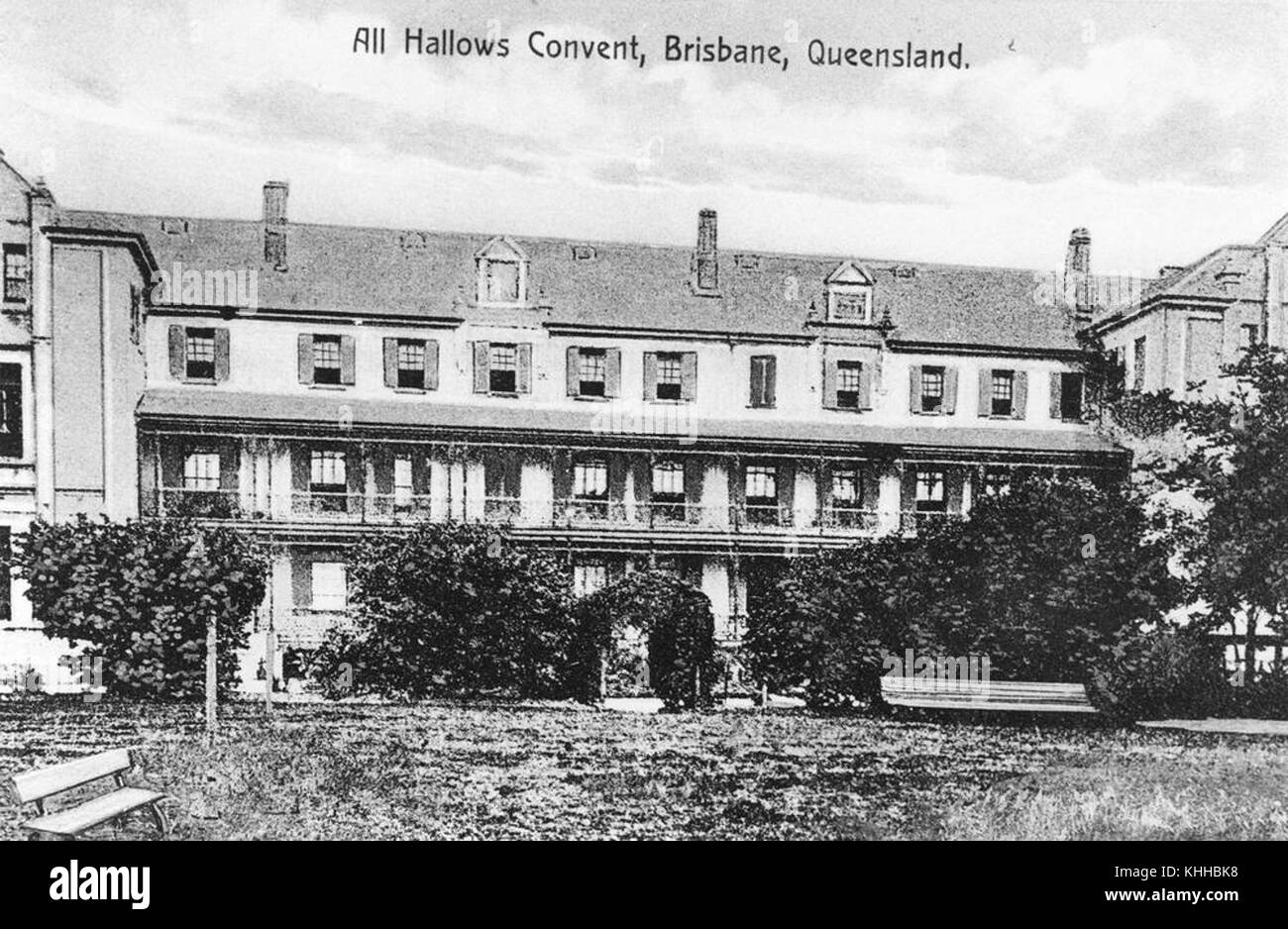 1 395233 All Hallows Convent, Brisbane, ca. 1908 Stock Photo - Alamy