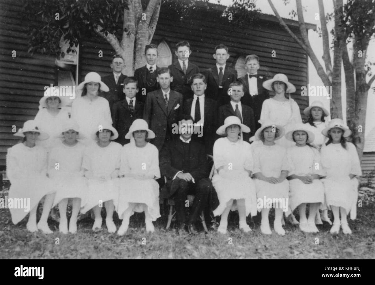 Confirmation class Black and White Stock Photos & Images - Alamy