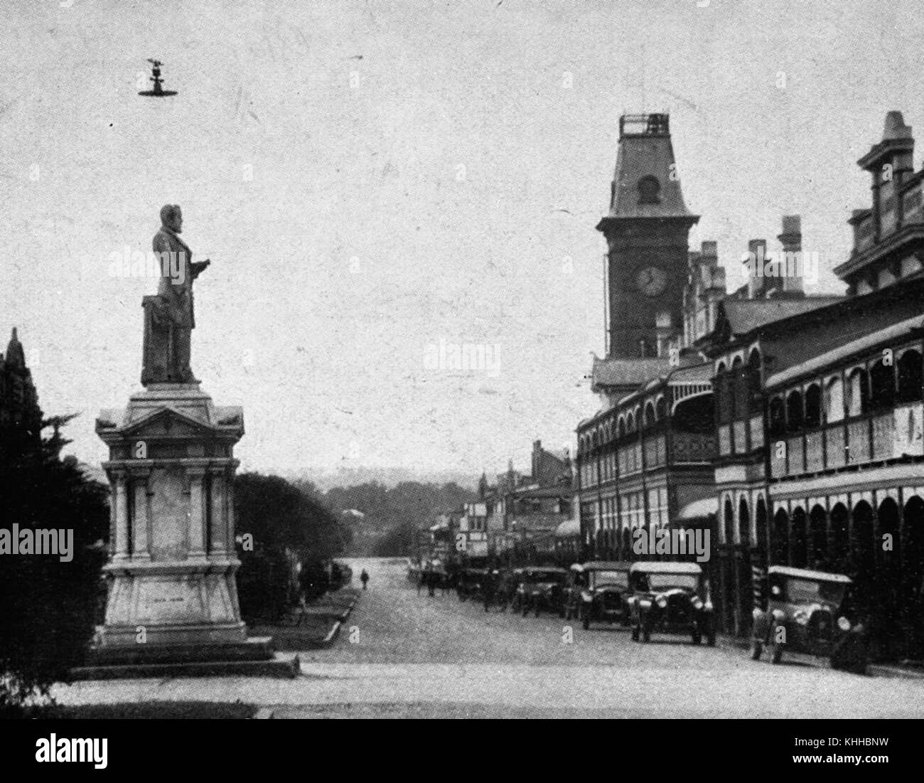 2 208225 Statue of Thomas Joseph Byrnes, Warwick, ca. 1932 Stock Photo ...