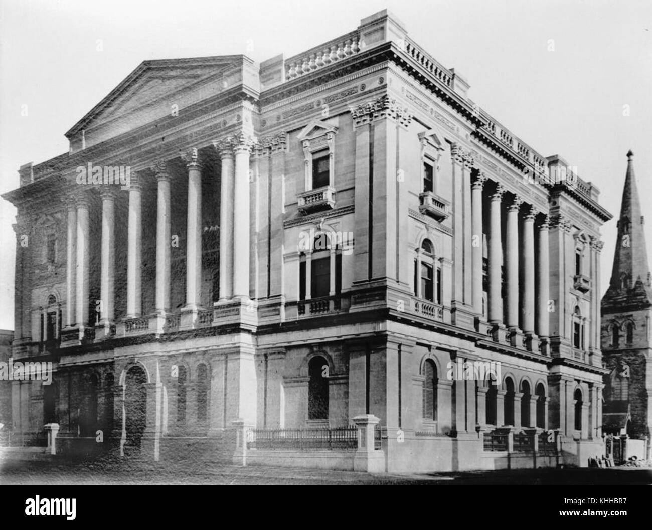 1 153687 Queensland National Bank, Brisbane, ca. 1885 Stock Photo - Alamy