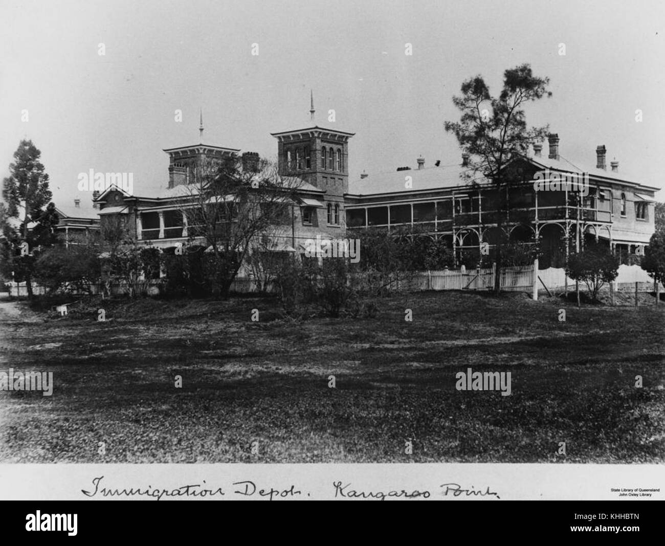 2 157745 Yungaba Immigration Depot at Kangaroo Point, Brisbane, 1907 ...