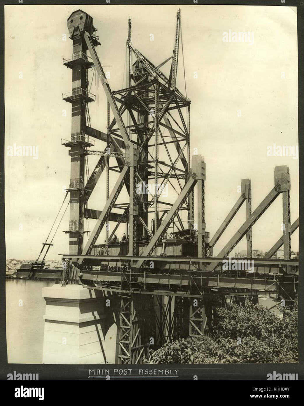 The 'Main post assembly of the Story Bridge, ca. 1938' photograph ...