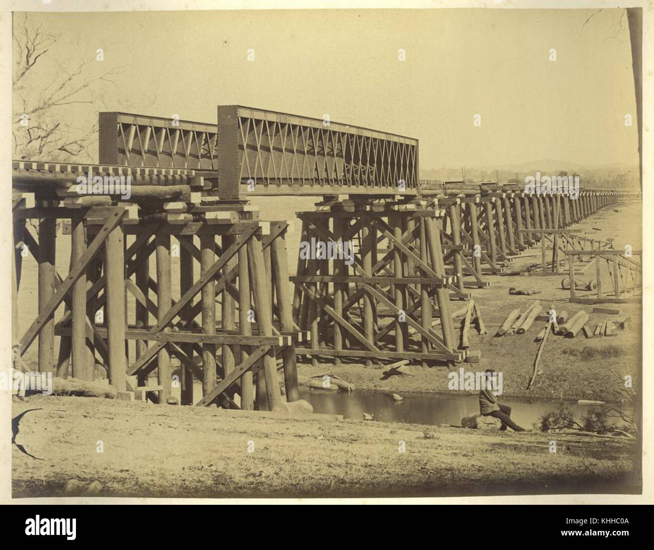 2 234264 Condamine River bridge on the Stanthorpe railway extension ...
