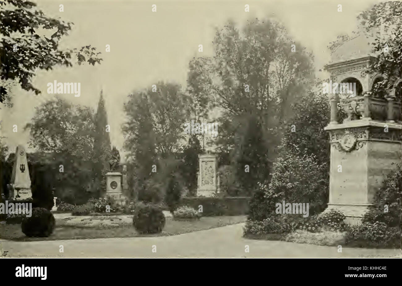 A historical record of gravestones at the Zentralfriedhof cemetery ...