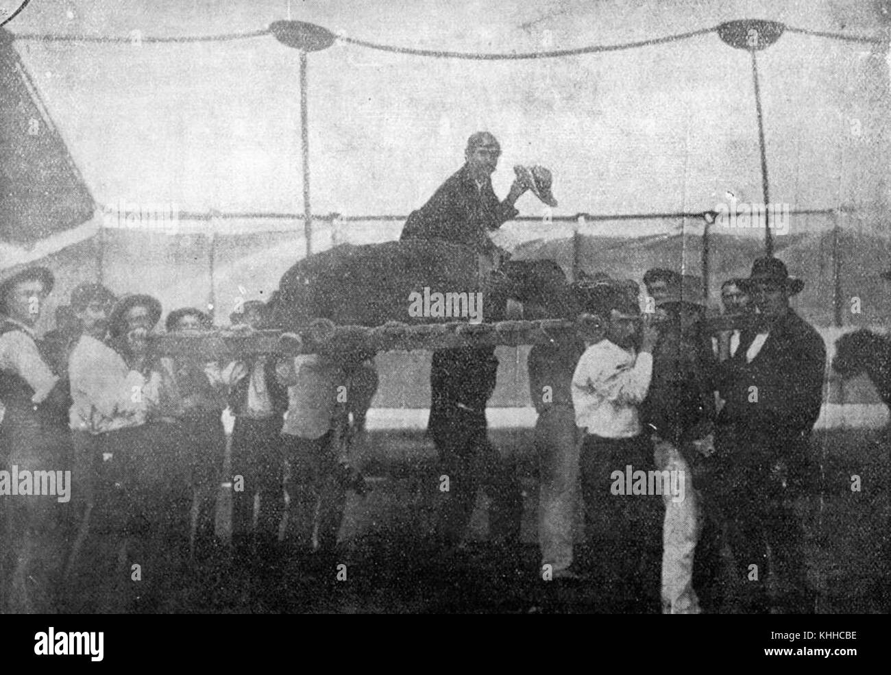 2 154211 Baker's Paragon Circus in Georgetown, 1905 Stock Photo - Alamy