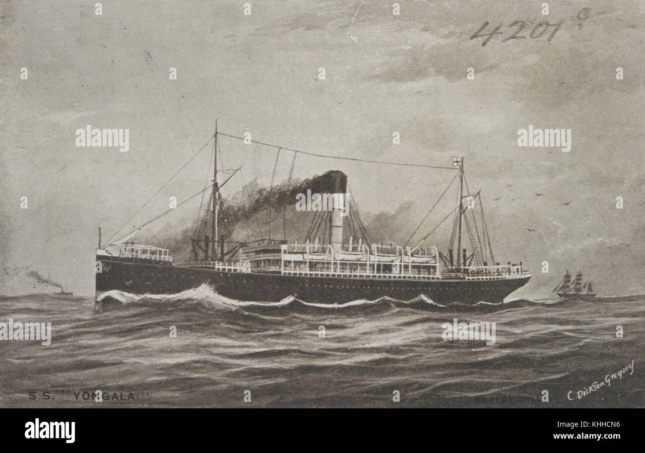 Yongala (ship, 1903) - SLV H96.160-1287 Stock Photo - Alamy