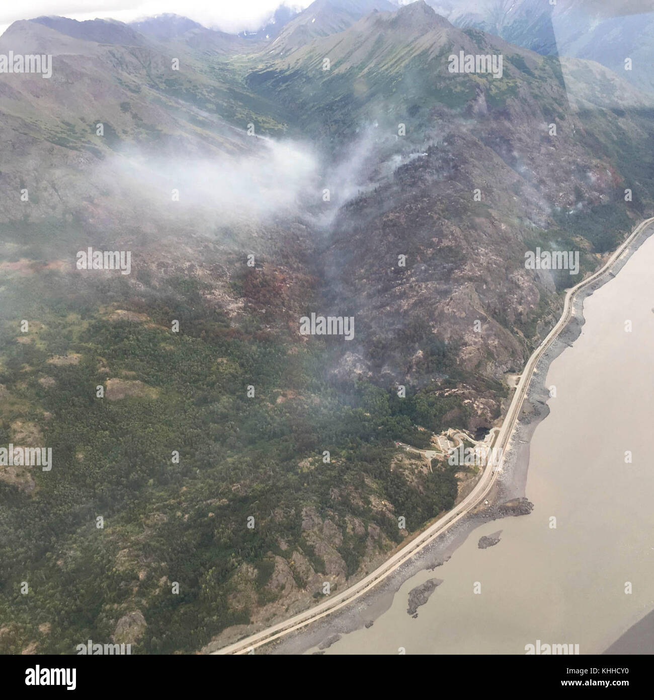 The McHugh Fire located in Chugach State Park near Anchorage, AK began ...