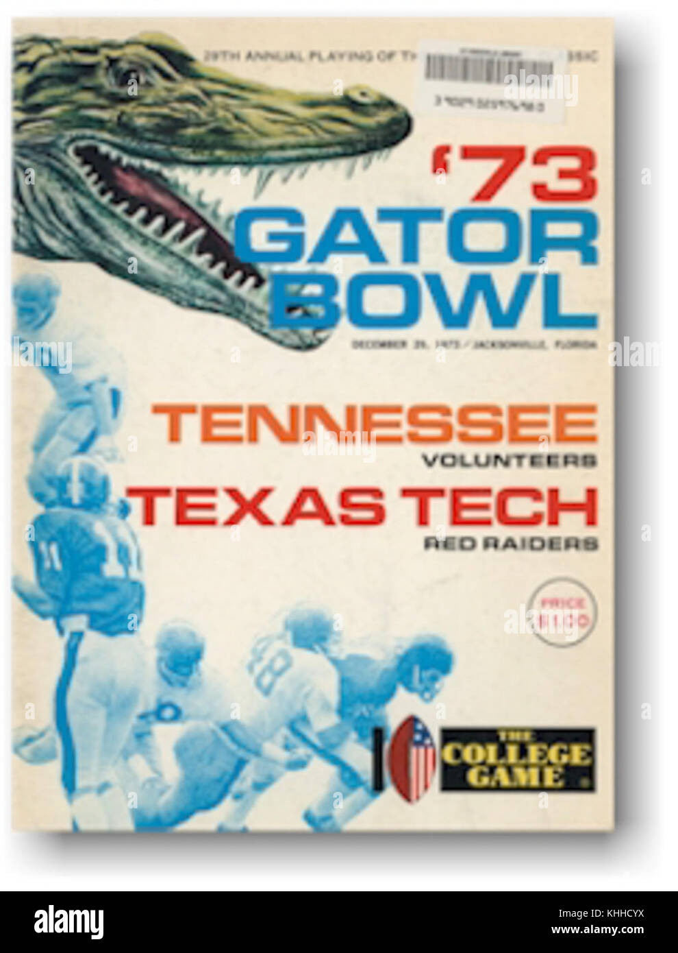 1973 Gator Bowl Game Program Stock Photo - Alamy
