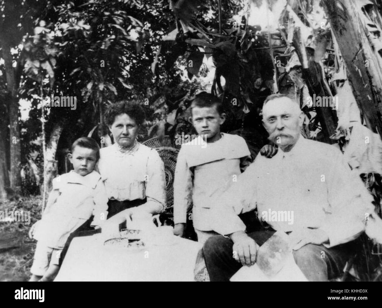 The Bretson family portrait from 1913 captures a moment in early 20th ...