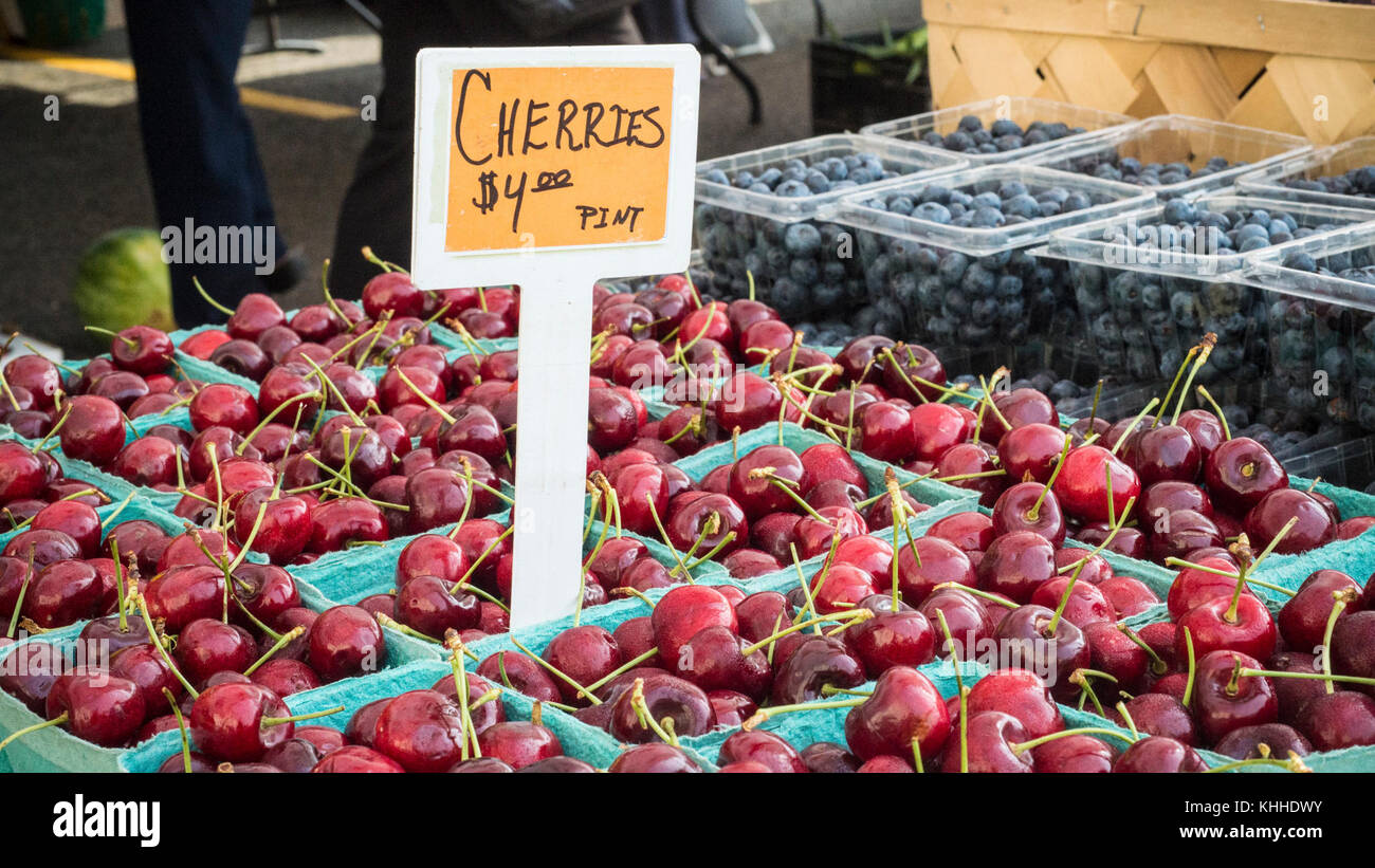 Cherries available from vendors at the U.S. Department of Agriculture ...