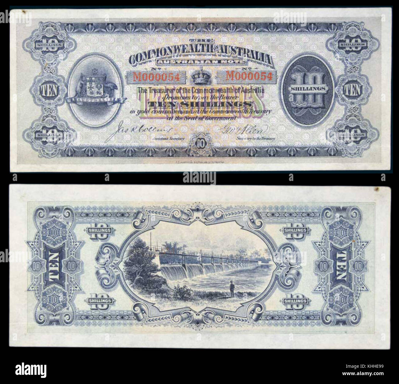 AUS-Commonwealth of Australia-10 Shillings (1913 Stock Photo - Alamy