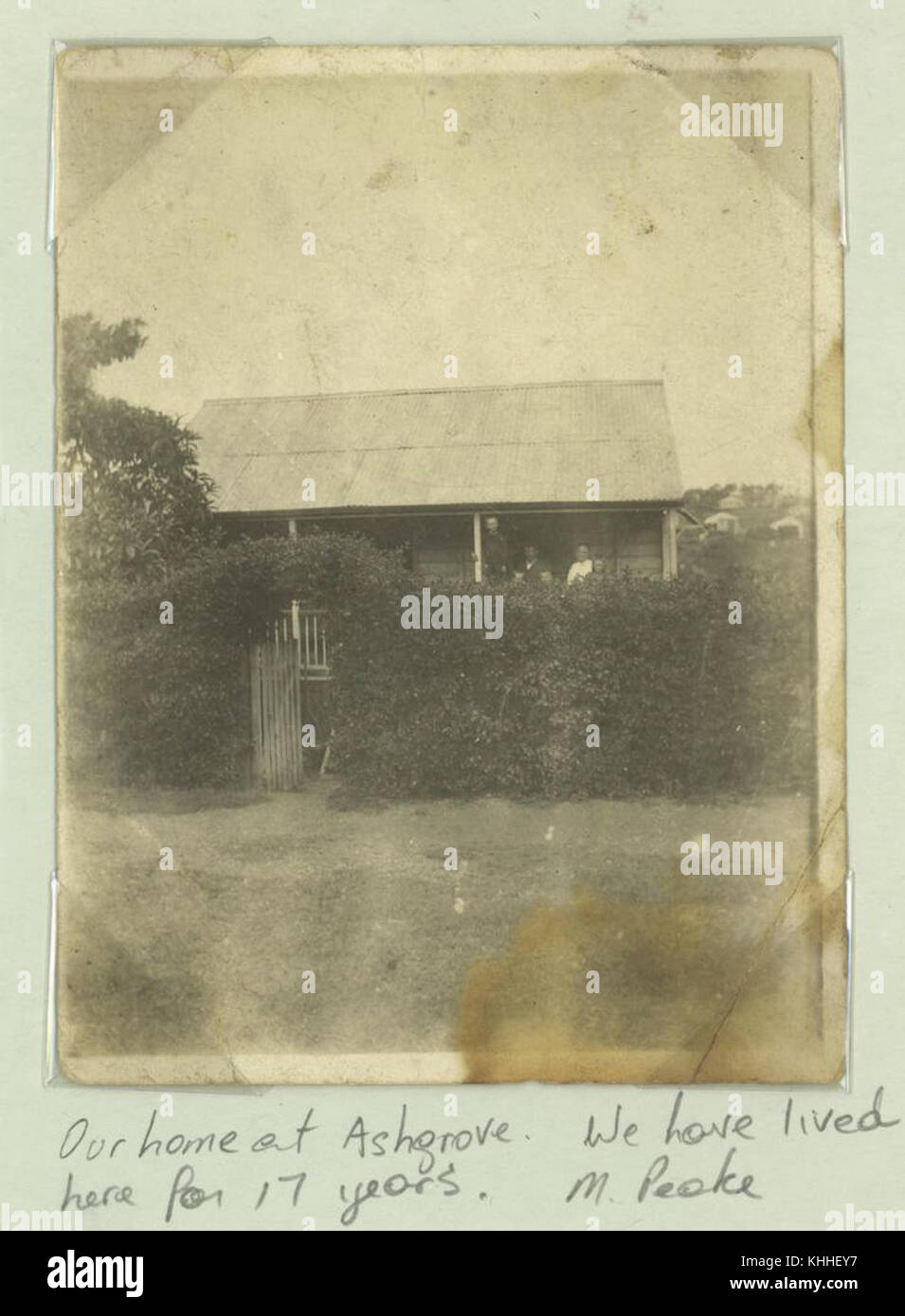 1 259330 Gable-roofed home in Ashgrove, Brisbane Stock Photo - Alamy