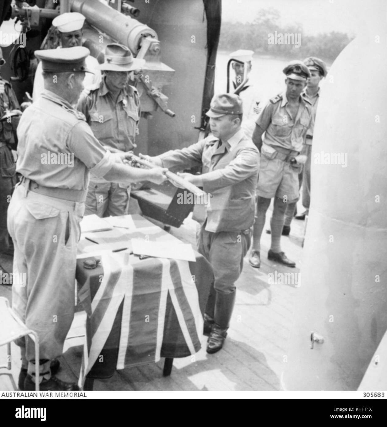 Surrender ceremony hi-res stock photography and images - Alamy