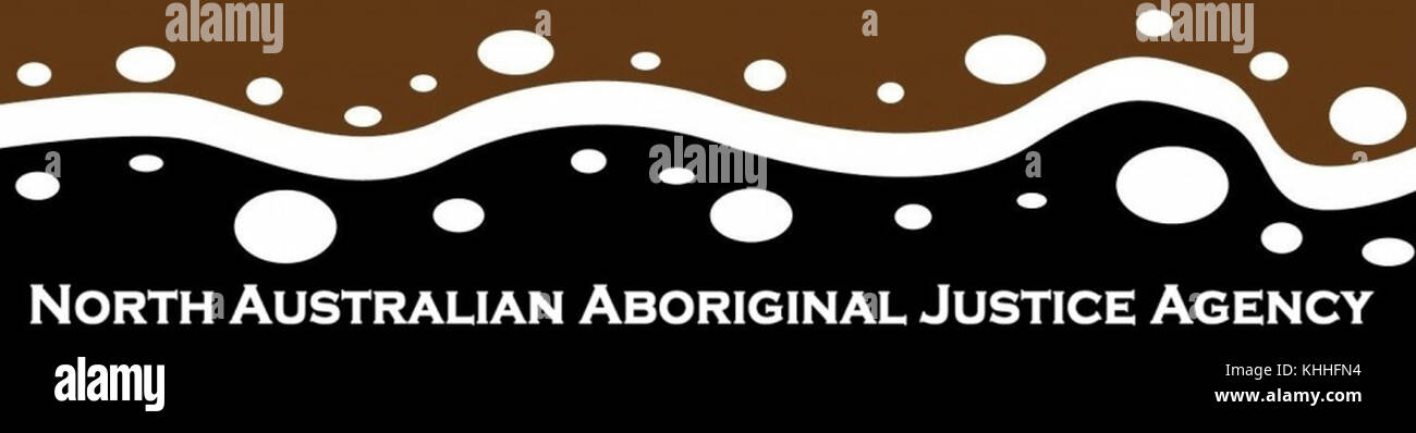 The North Australian Aboriginal Justice Agency Logo Stock Photo - Alamy