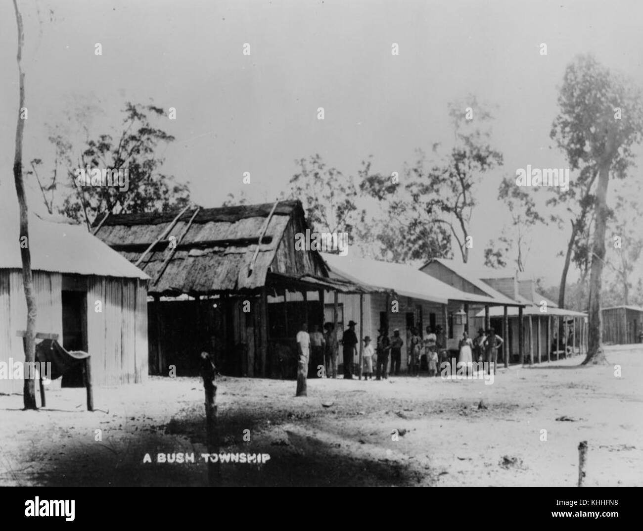 View of the town of Biboohra circa 1893 Stock Photo - Alamy