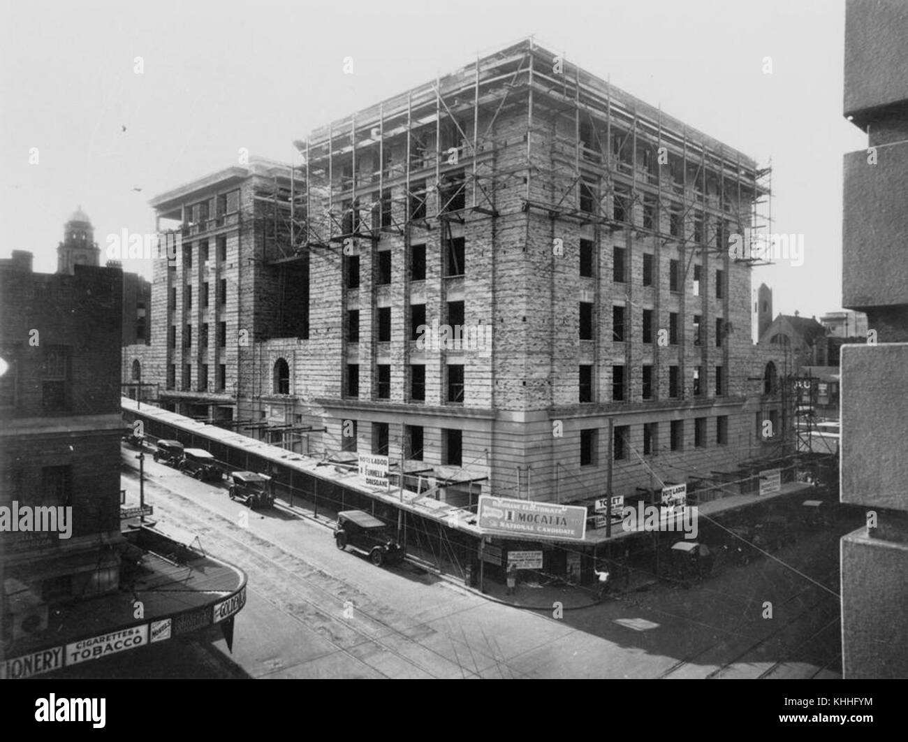 2 393093 View of the Government office complex being erected at the ...