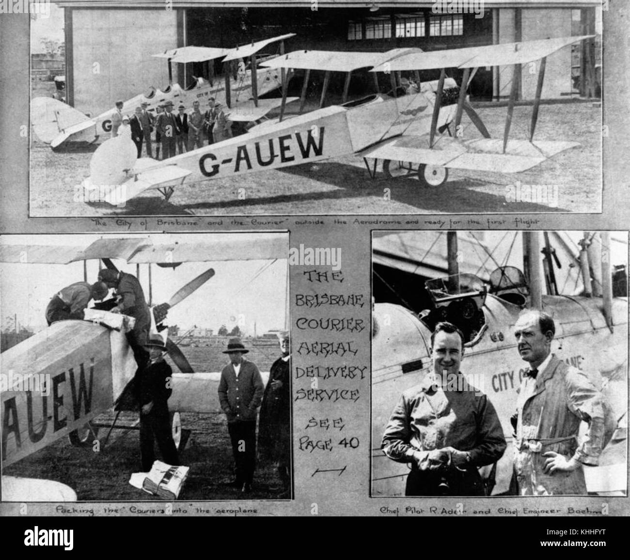 Early aviation photographs Black and White Stock Photos & Images - Alamy