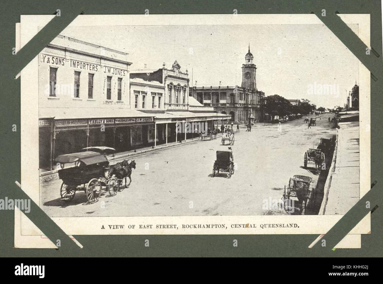 2 237089 View along East Street, Rockhampton of the local shops Stock ...