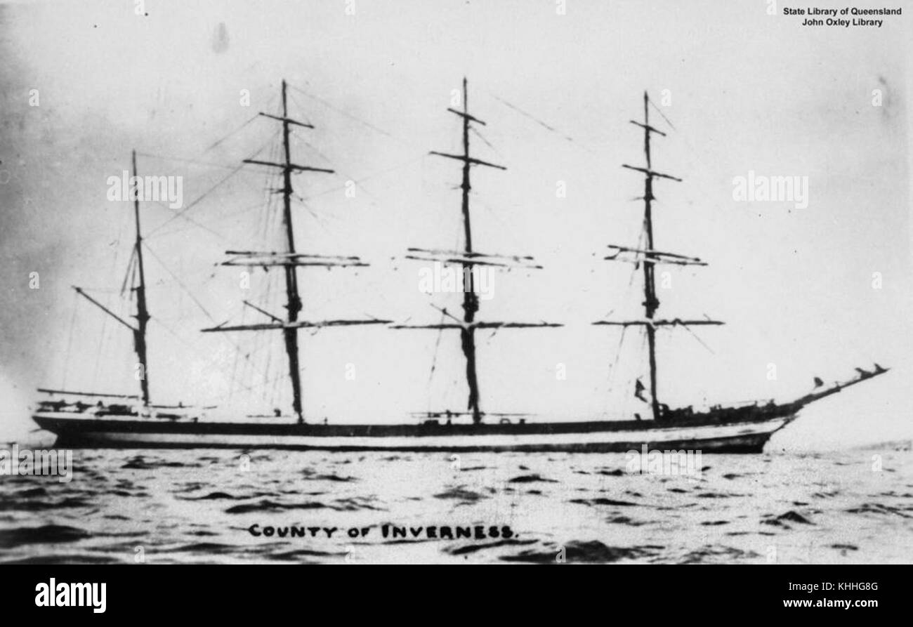 The image showcases the ship 'County of Inverness,' a notable vessel in ...