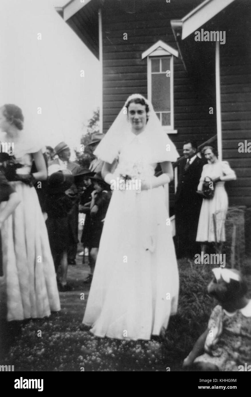 1 293975 Wedding of Lorna Wilson, Yarraman, 1953 Stock Photo - Alamy