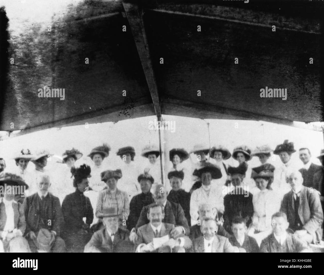 Vintage gathering Black and White Stock Photos & Images - Alamy