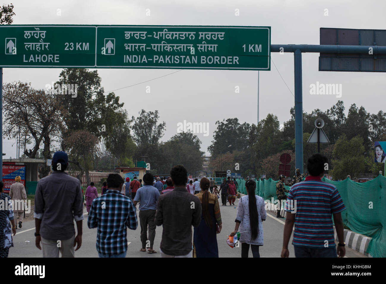 India pakistan border hi-res stock photography and images - Alamy